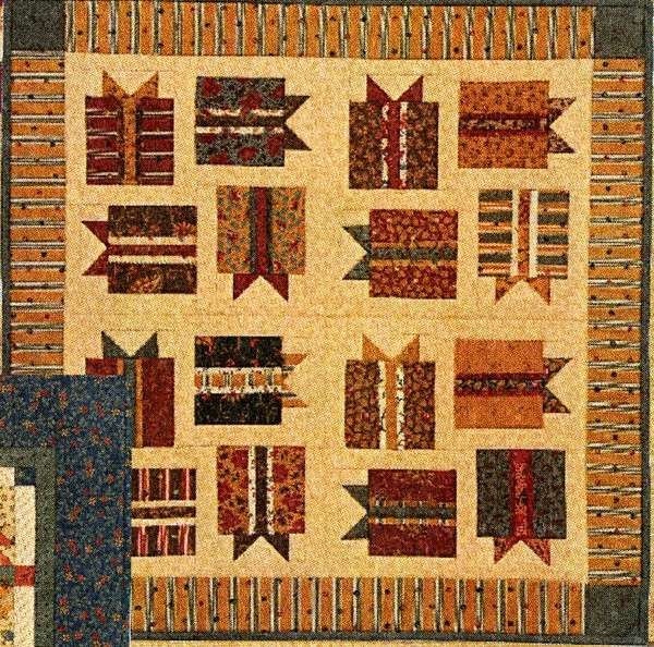 PATTERN: All Wrapped Up - Kansas Troubles Classic Charms - 30" square – We Do Quilts